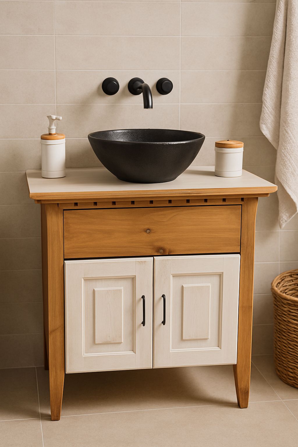 Mimbre Moreno - BAÑO - Vanitory Luxury