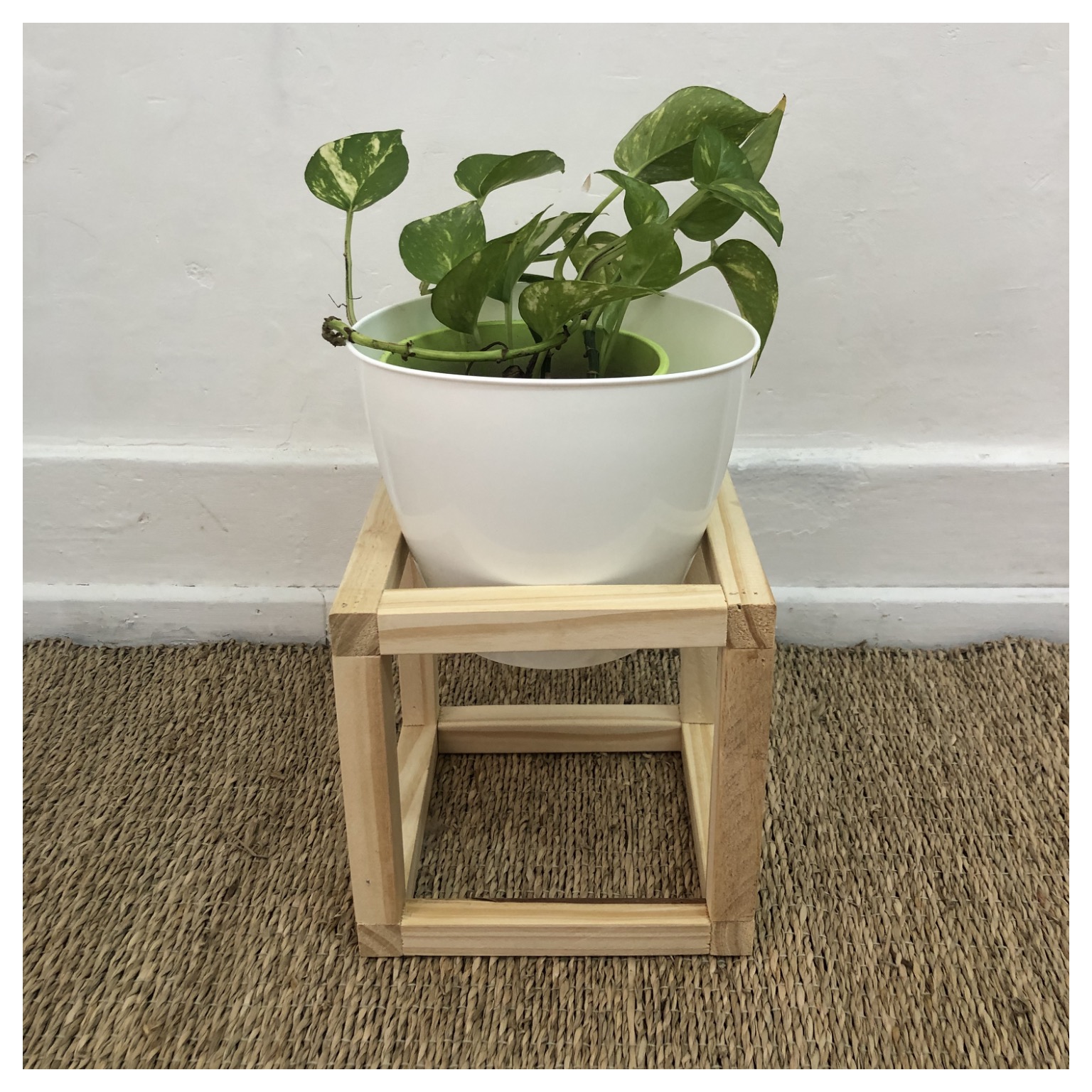 Mimbre Moreno - DECORACION - Porta maceta